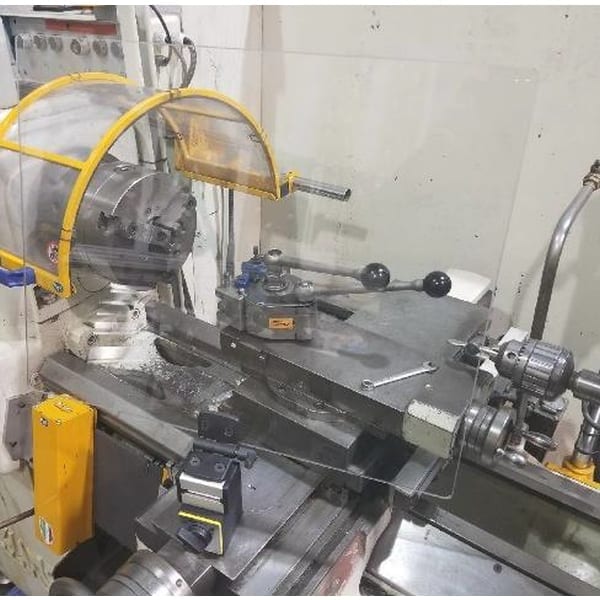 Magnetic Base Safety Shield - Protects From Chips, Coolant and Sparks