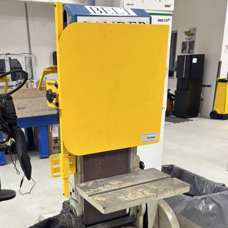 Belt Sander Guard & Adjustable Safety Shield