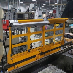 CNC Milling Machine Safety Guard w/ Sliding Doors