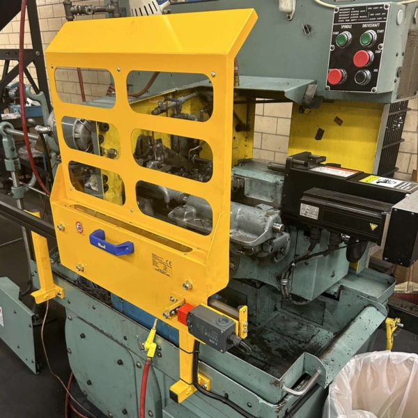 Cylindrical Grinder Safety Guard with Sliding Doors