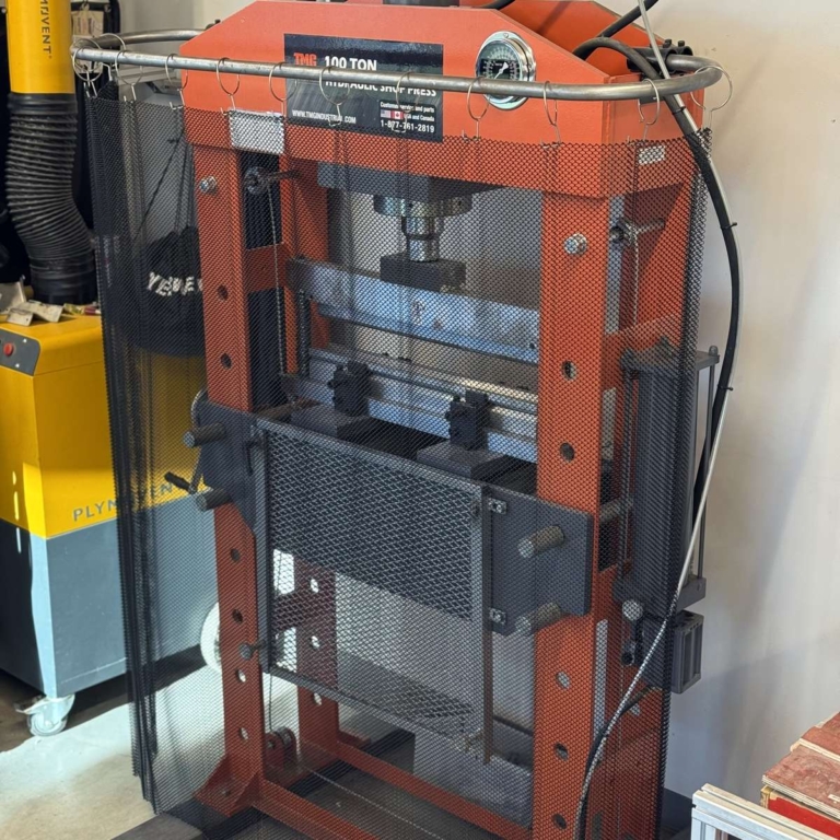 Hydraulic Press Steel Mesh Ejection Curtain – Ferndale Safety