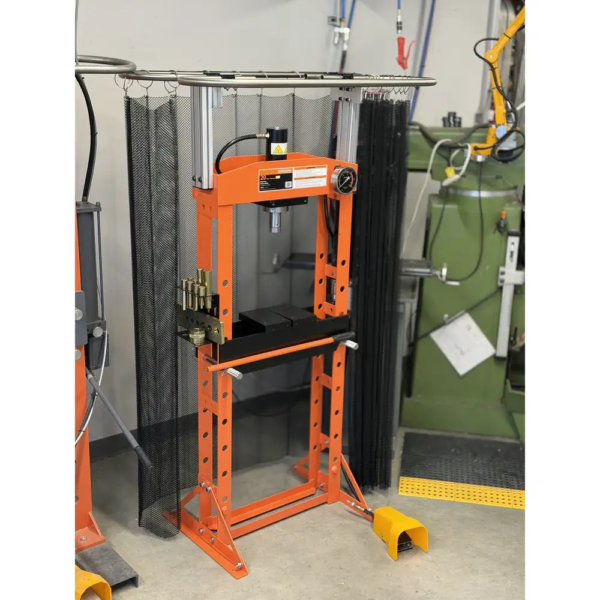 Hydraulic Press Steel Mesh Ejection Curtain – Ferndale Safety